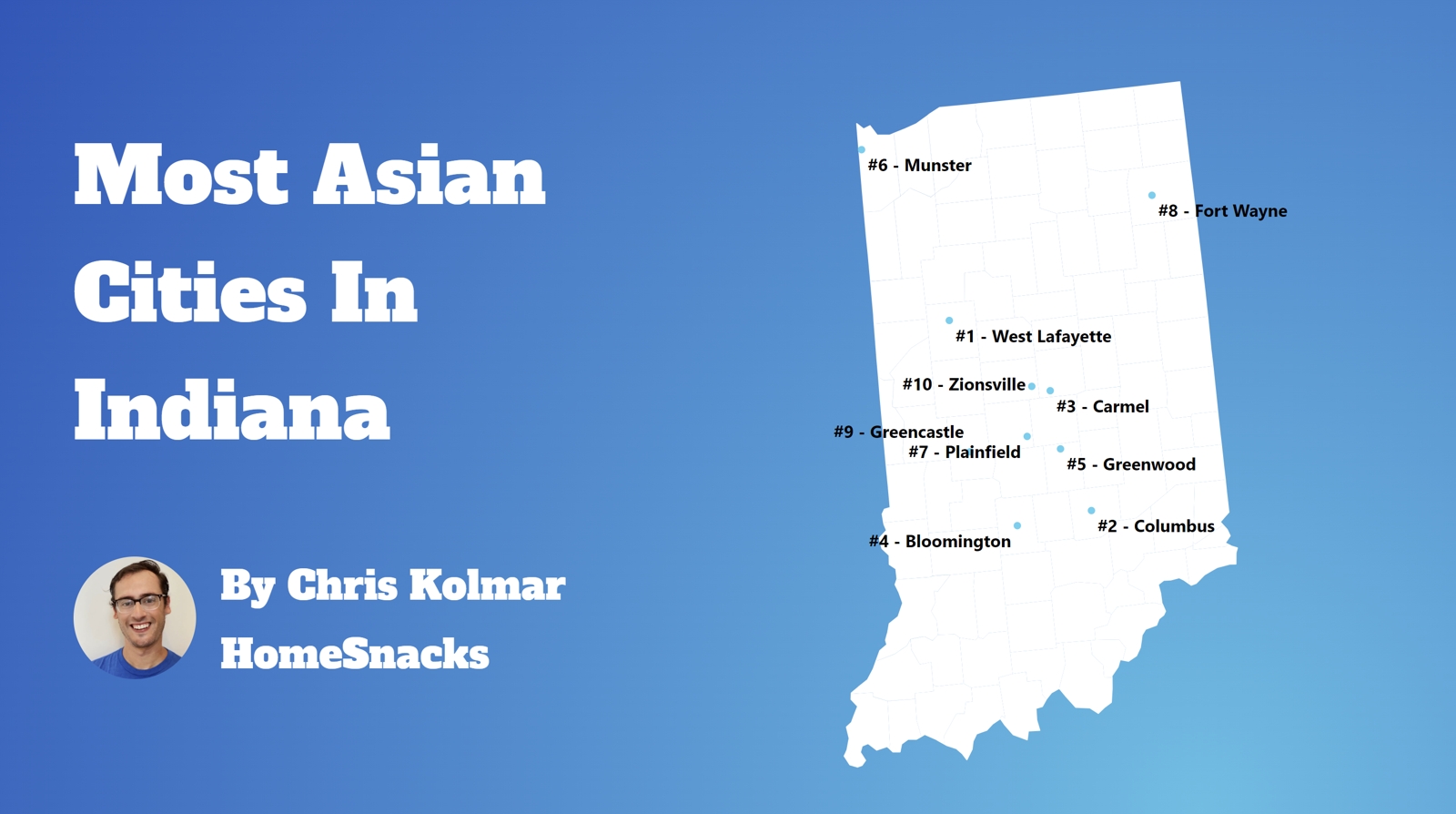 Indiana Cities With The Largest Asian Population For 2025 | HomeSnacks