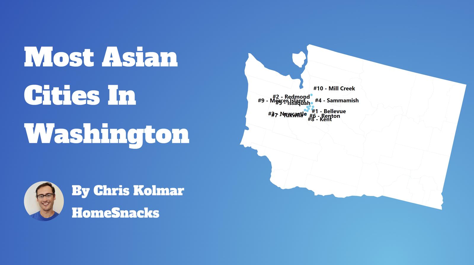 Washington Cities With The Largest Asian Population For 2025 | HomeSnacks