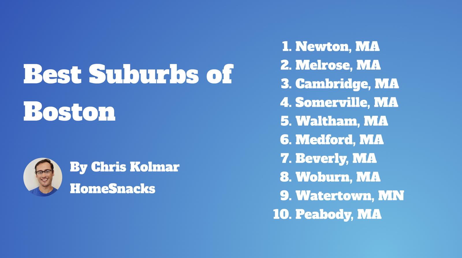 10 Best Boston Suburbs To Live In [2024] | HomeSnacks