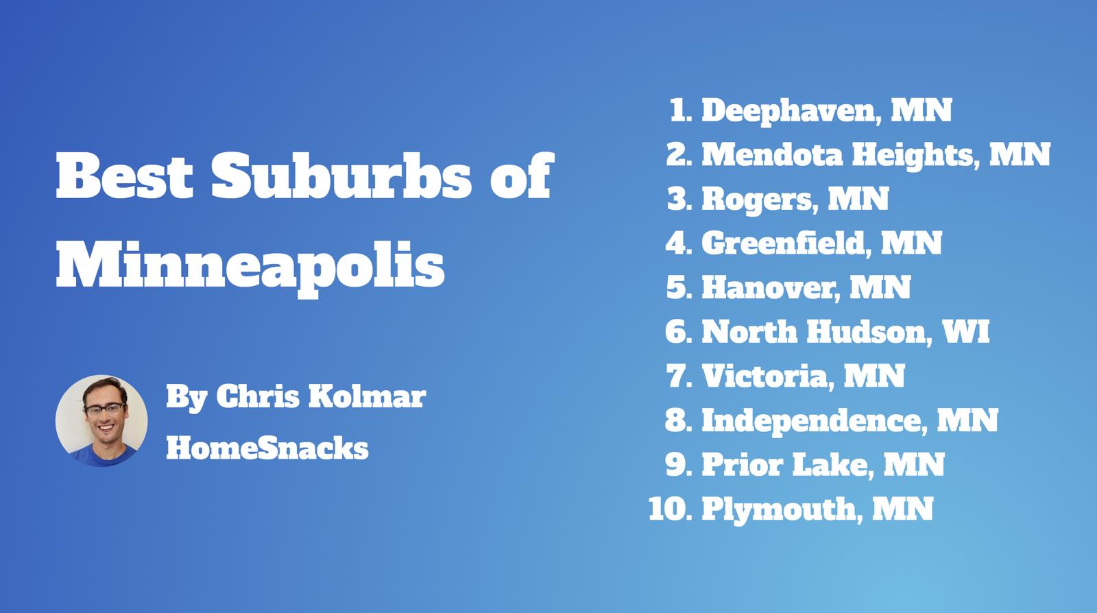 10 Best Minneapolis Suburbs To Live In [2025] | HomeSnacks