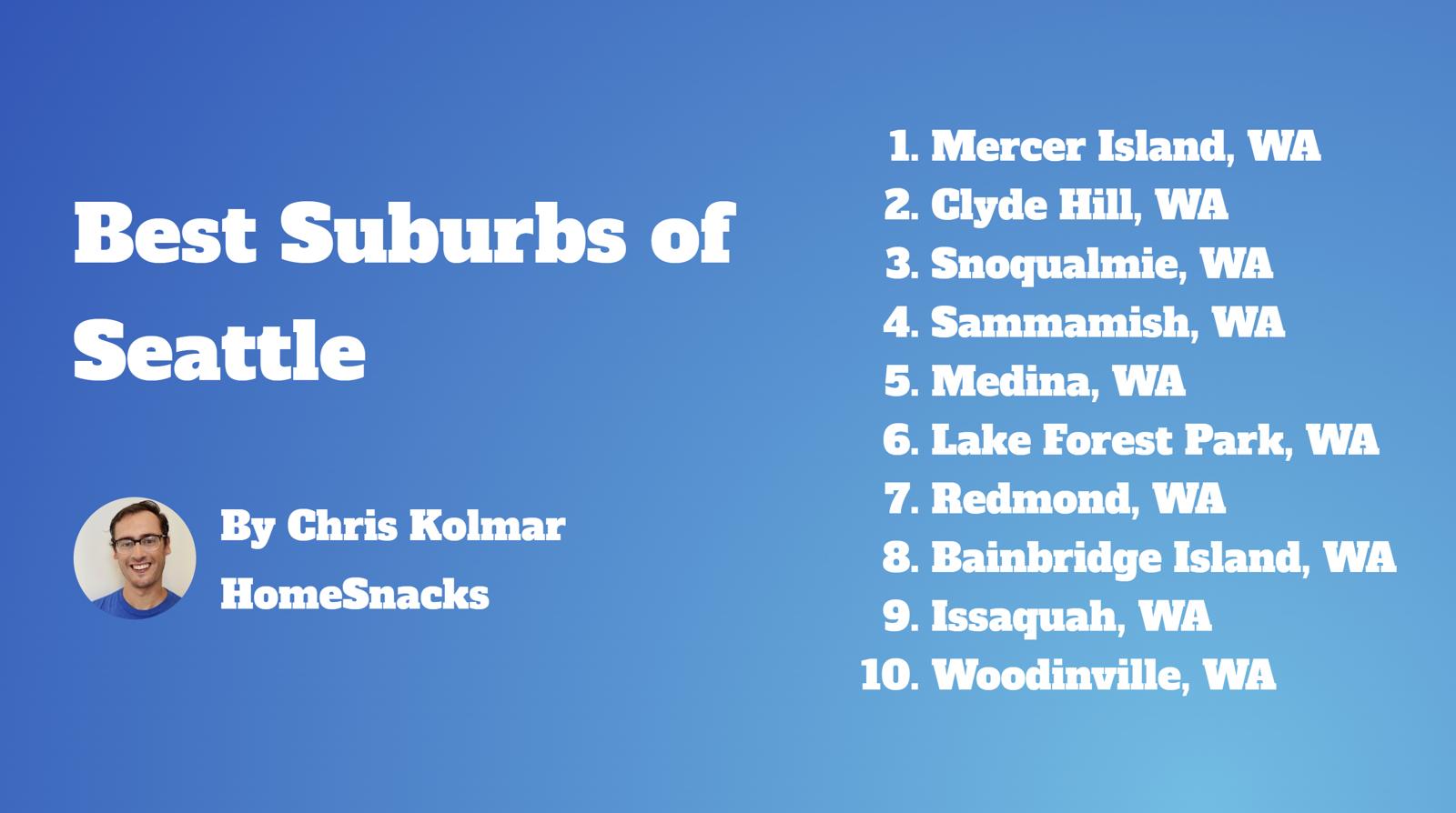 10 Best Seattle Suburbs To Live In [2025] | HomeSnacks