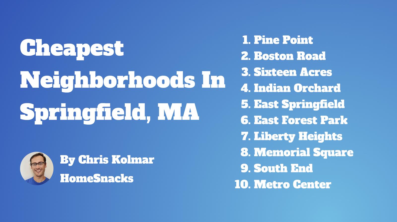 10 Cheapest Springfield, MA Neighborhoods To Live In [2025] | HomeSnacks
