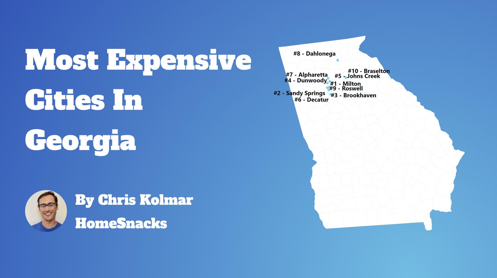 10 Most Expensive Places To Live In Georgia [2025] | HomeSnacks